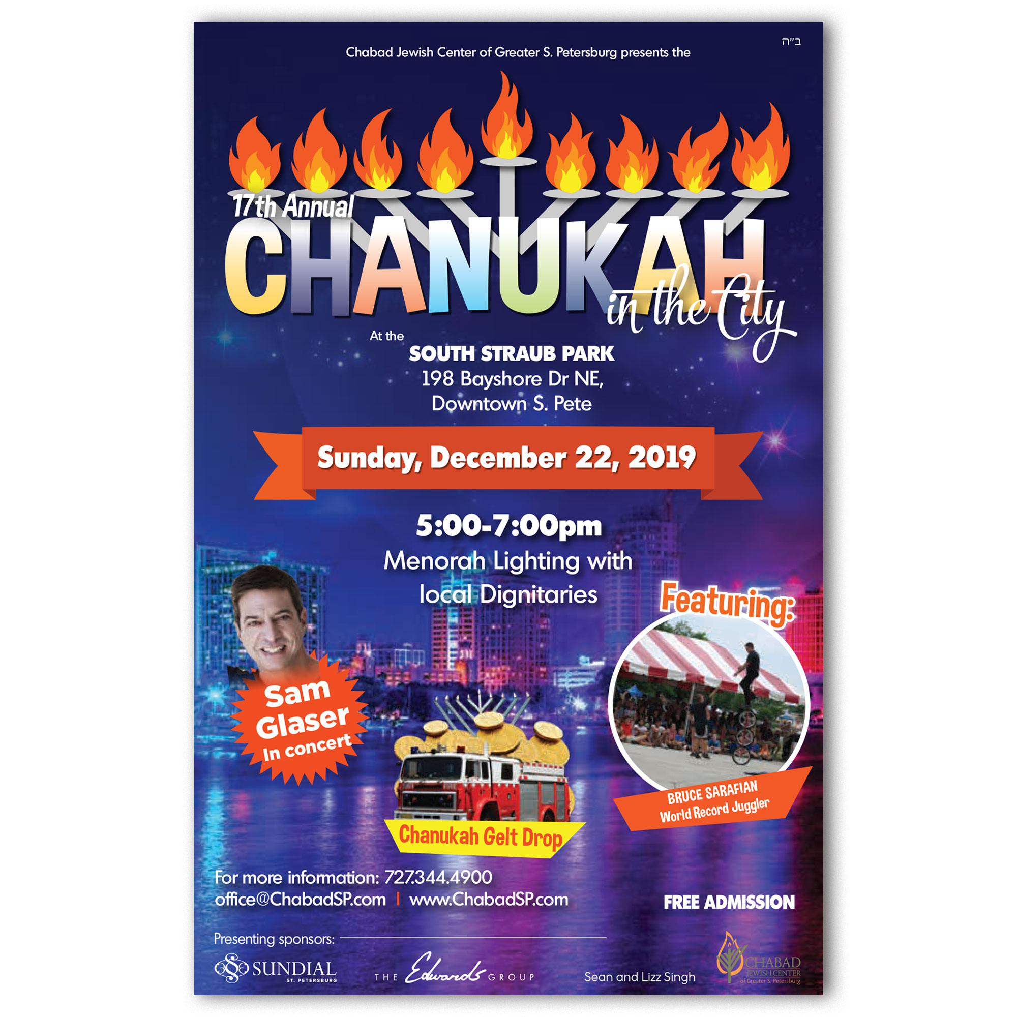 1523 – Chanukah City (Flyer) – Vep Graphics